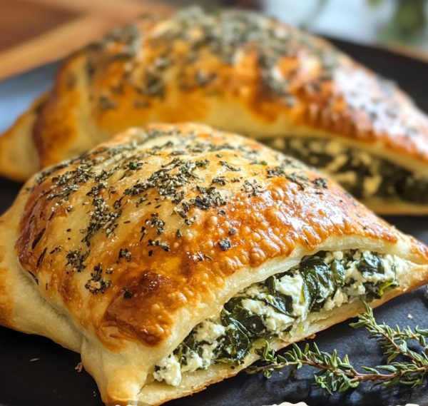 Delicious Ricotta Spinach Calzones - Remington's Healthy Cookery